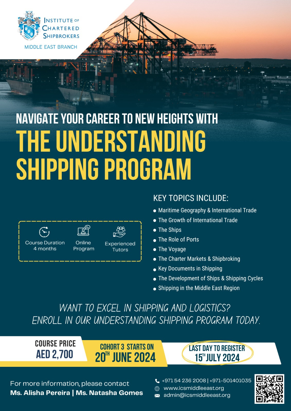 Understanding Shipping Program | Cohort 3 | Institute Of Charter