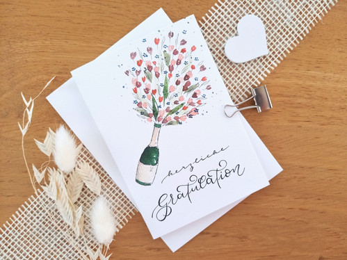Karte "Herzliche Gratulation" | Lettermomente