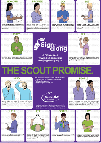 Scout Promise | Signalong