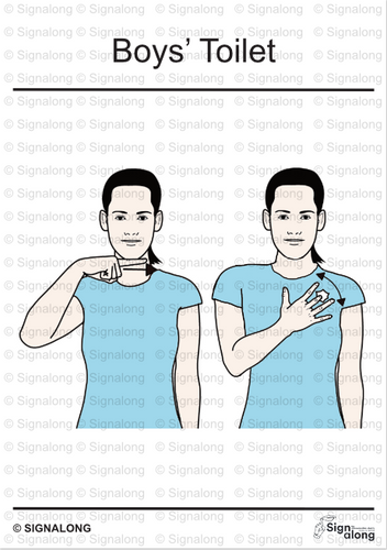 Boys' Toilet (alternative) | Signalong