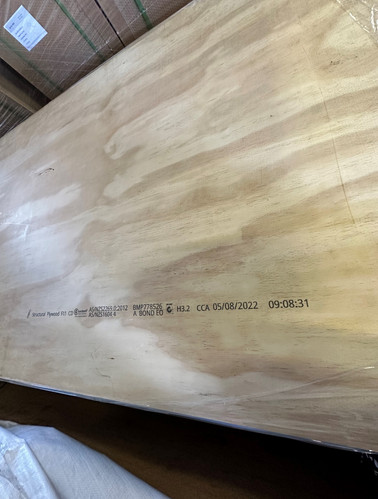 JL H3.2 Treated F11 Structure plywood CD grade 1200 x 2400 x 21mm | Jl ...