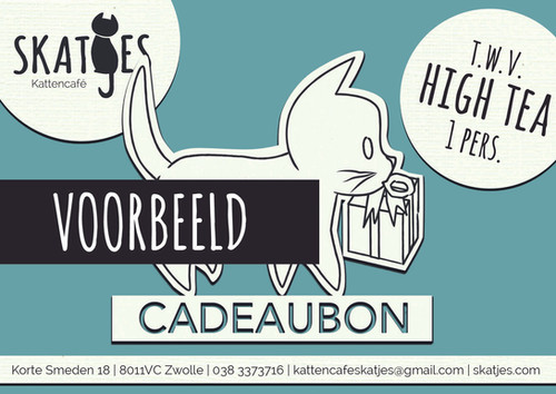 Cadeaubon High Tea (1 pers.) | Kattencafé Skatjes2