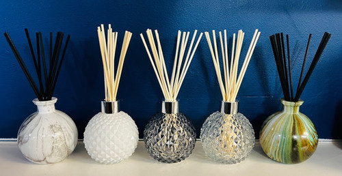 Beautiful 200ml Grey Crystal Globe Diffusers | Franki’scents
