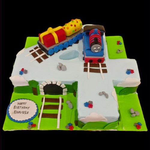 3kg Number 4 Train Theme Cake | Happyoi | Cake