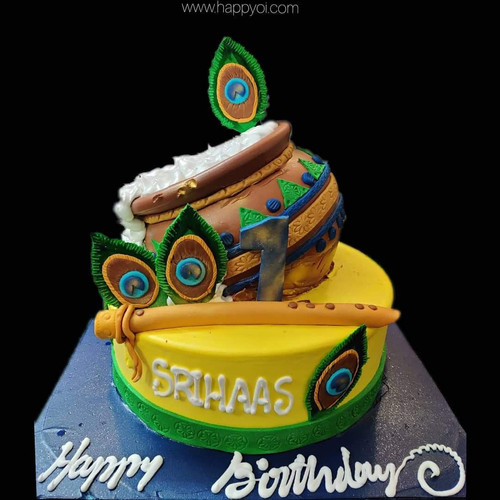 5kg Krishna Theme Cake | Happyoi | Cake