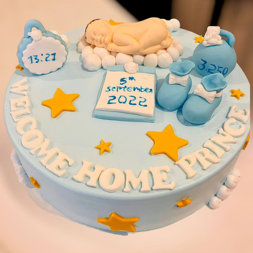 1.5Kg welcome home baby cake | Happyoi | Cake