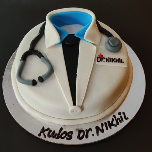 1kg Full Fondant Doctor Theme Cake | Happyoi | Cake