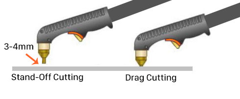 'Stand-Off' cutting V's 'Drag' cutting on a plasma cutter | Jasic Blog