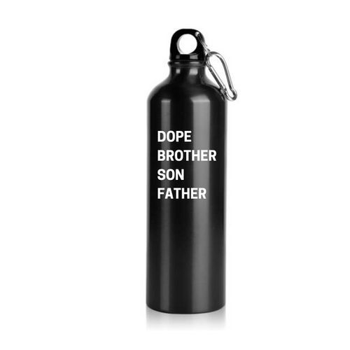 Dope Brother Son Father Water Bottle | Designs By Tee