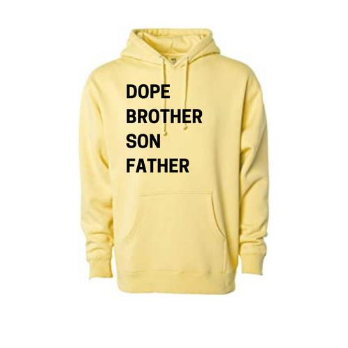 Dope Brother Son Father Hoodie - Easter Color Edition | Designs By Tee