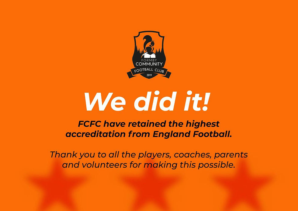 Formby Community FC have retained highest level of England Football ...