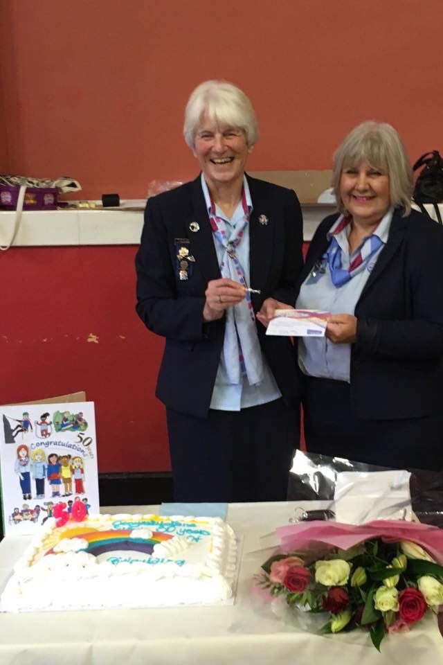 Formby woman Susan Howden received her 50 year service award for ...
