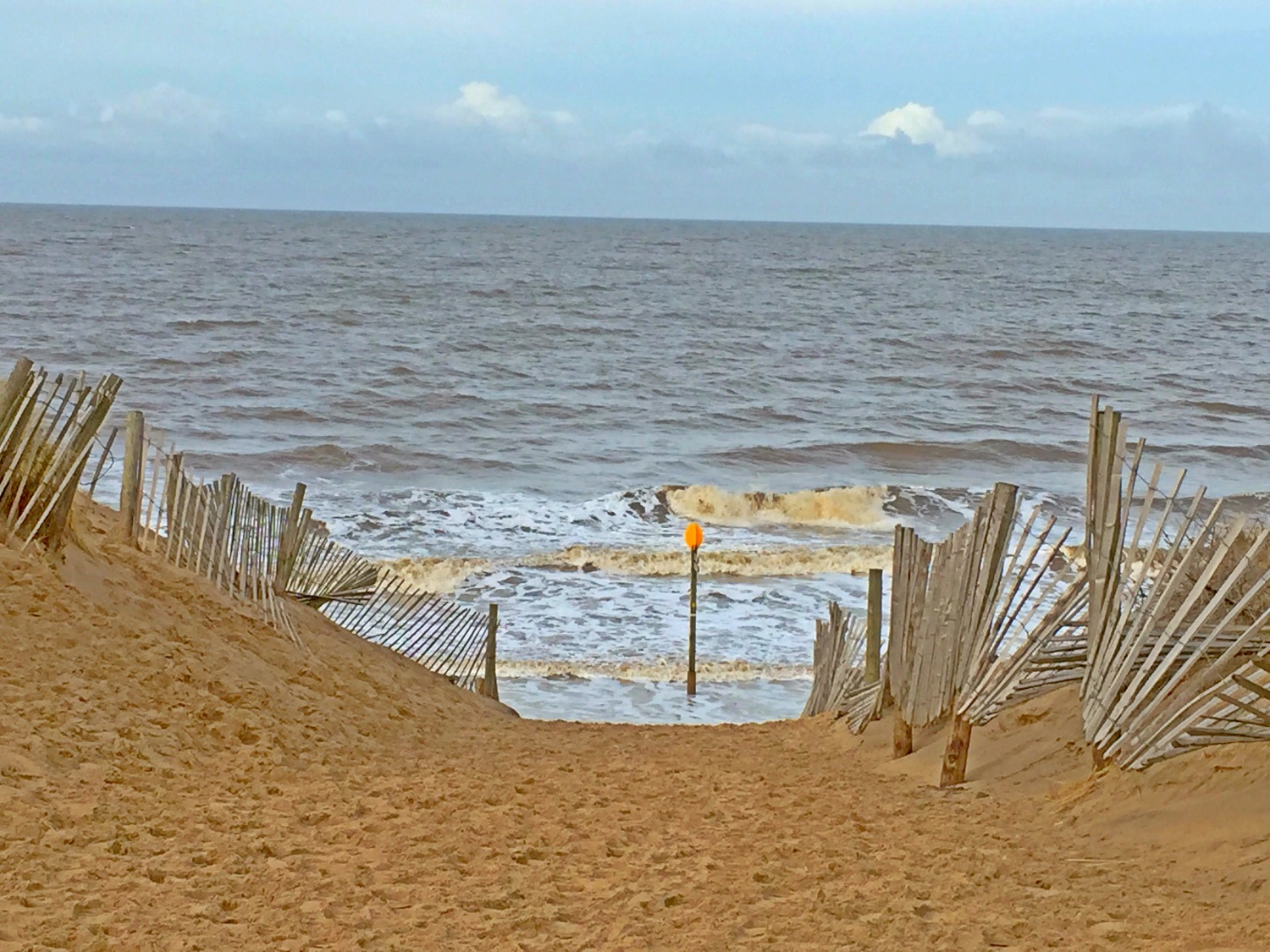 Very High Tide today at Formby beach | Formby Bubble