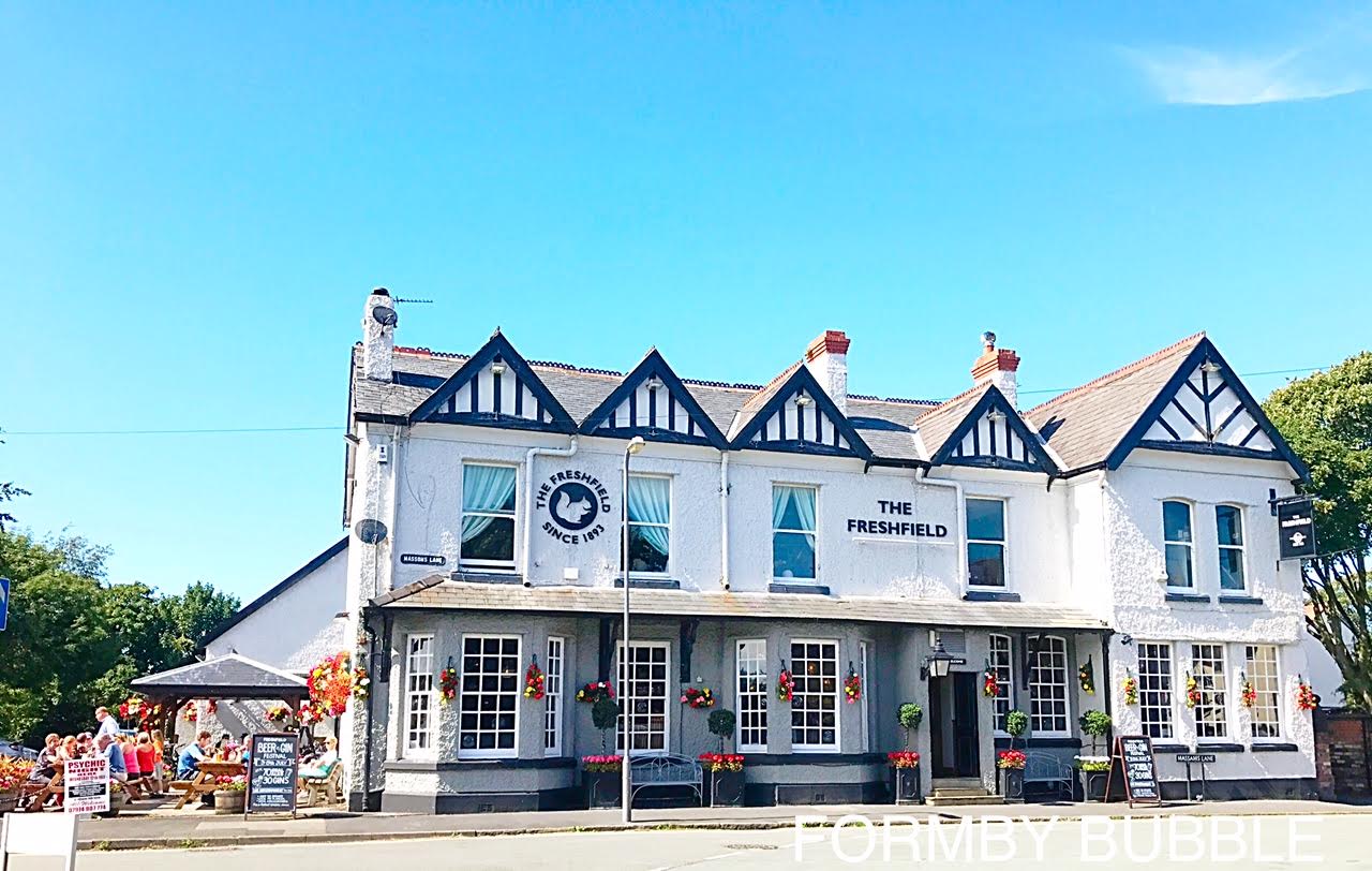 The Beer Festival is in full throttle at the Freshfield Pub in Formby ...