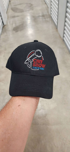 Black Velcro Chit Show Original Logo | Luxury Rib Tenders