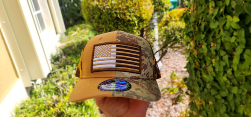 USA/Florida Fred the Croc Snapback (Sand Camo) | Luxury Rib Tenders