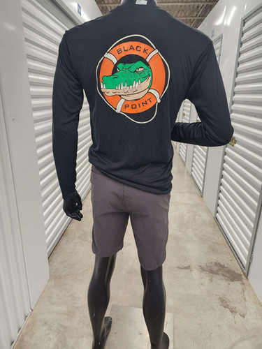 Black Point Fred the Croc Longsleeve Fishing Shirt | Luxury Rib Tenders