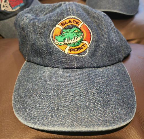 Denim Fred the Croc (Dark Navy Blue Black Point) | Luxury Rib Tenders