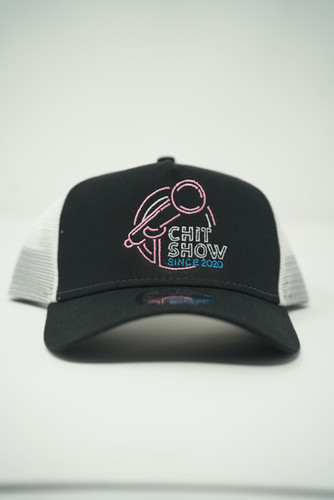 Pink Chit Show Trucker Snap Back Hat | Luxury Rib Tenders