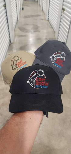 Chit Show Dad Hat Velcro (Black,Grey,Tan) | Luxury Rib Tenders