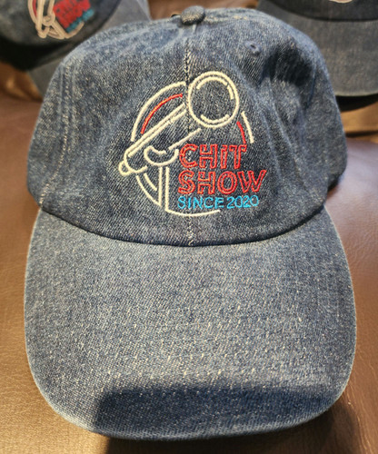 Denim Chit Show Hat (Dark Navy Blue) | Luxury Rib Tenders