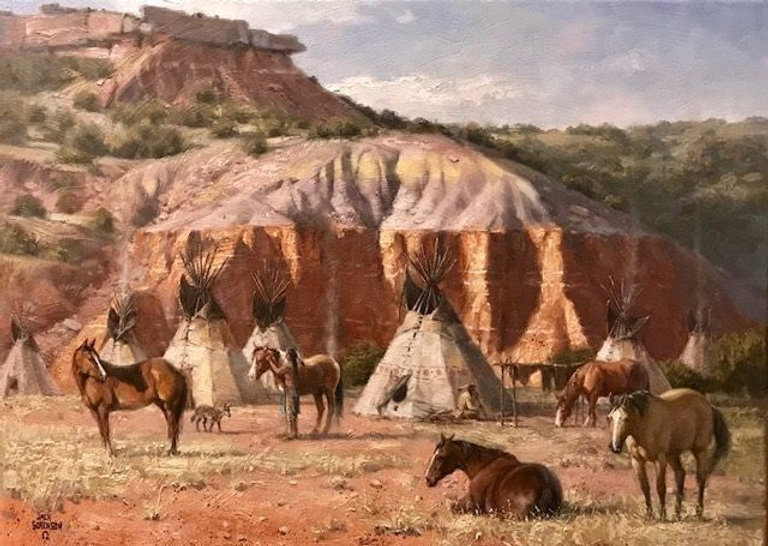 "Camp Of The Comanche"