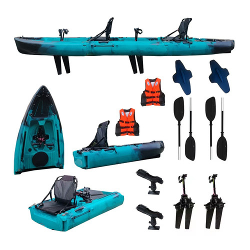 14ft Freedom Duo Modular Tandem Pedal Kayak | Fishing Kayak | Dragon Kayak