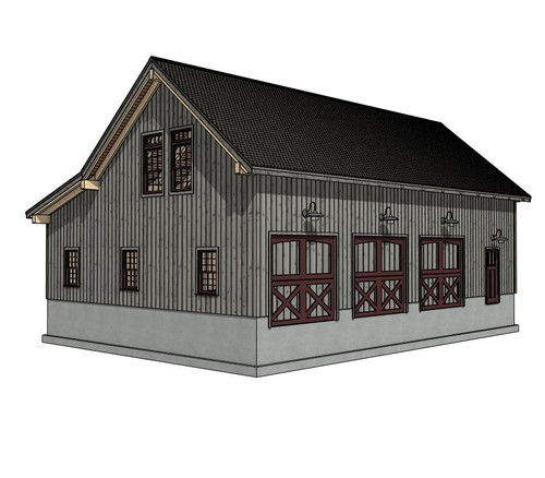 34' x 48' Roxbury Barn III | Team Timber