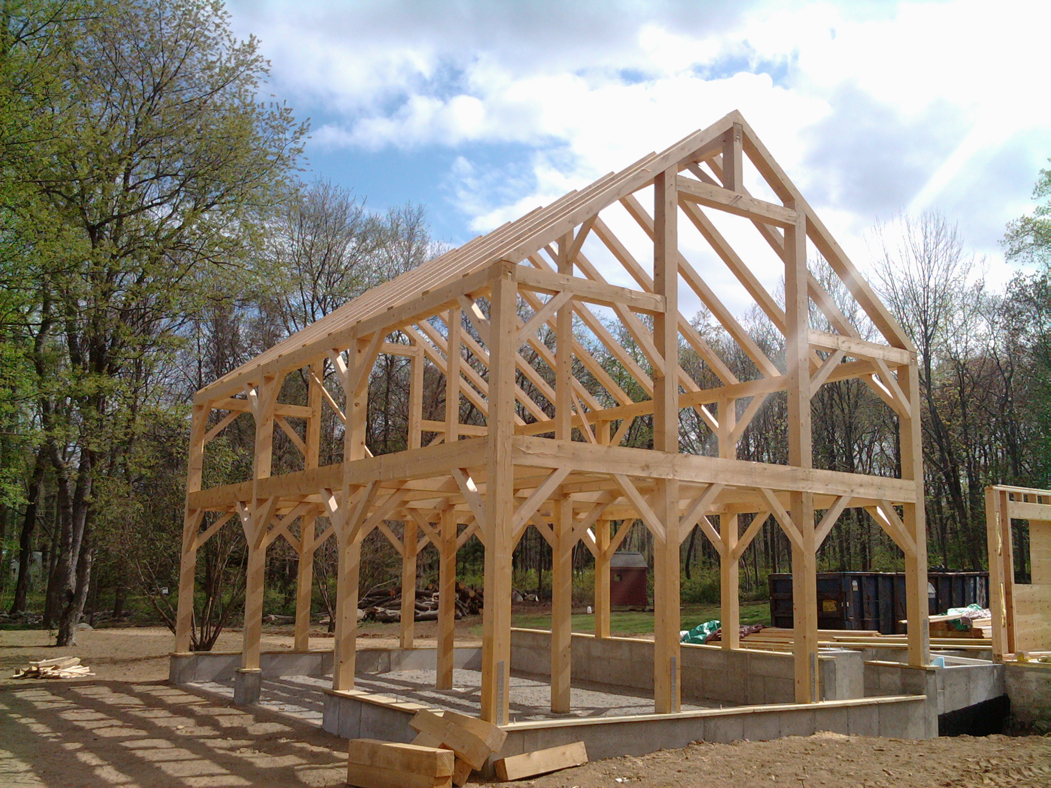 Stock Timber Frames and Finished Products | Team Timber