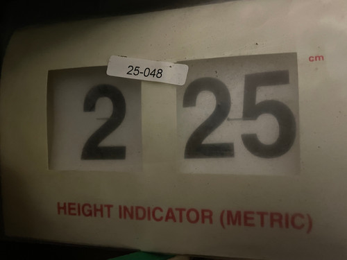 25-048 HEIGHT INDICATOR METRIC | Parsons Parts