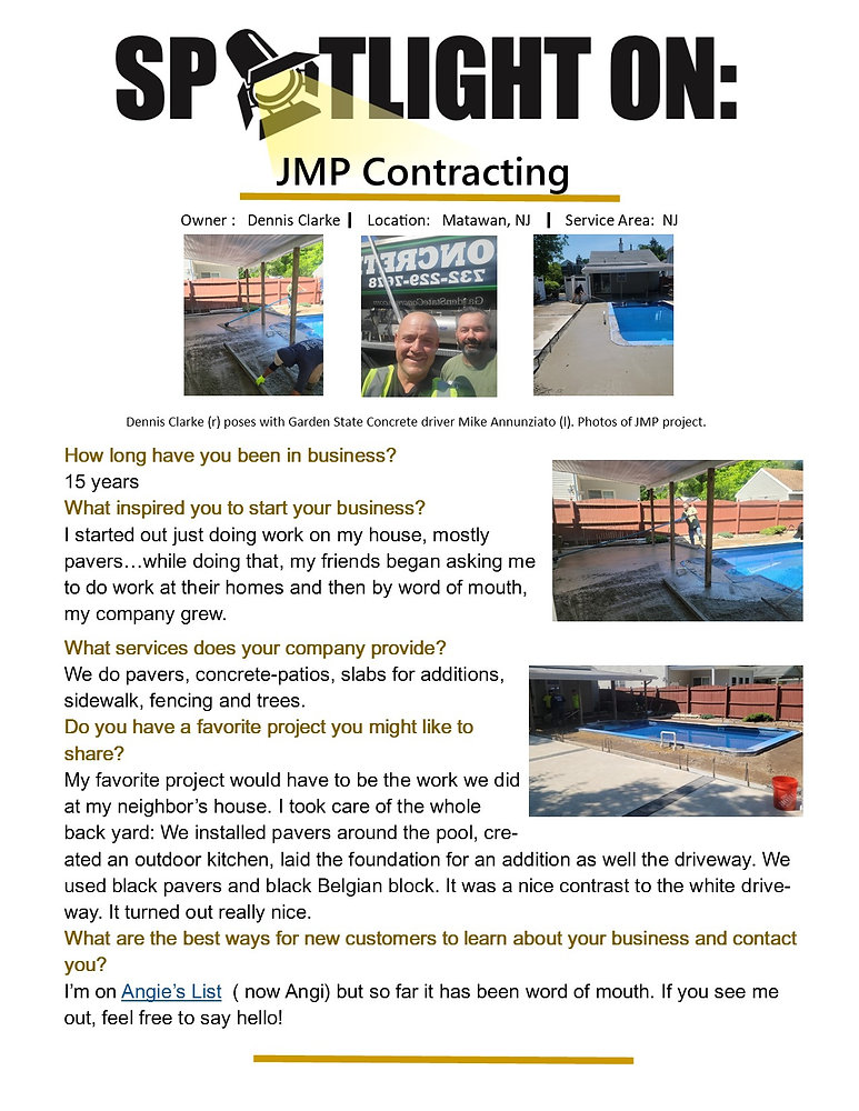 Congratulations to our Spotlight Contractor of the Month, Dennis Clarke ...