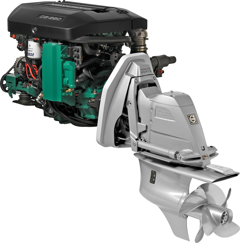 VOLVO Penta D3; 220 HP; Z-drive: DPS | FrauscherBoatsConfig