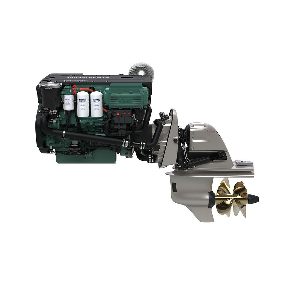 VOLVO Penta D4; 300 HP; Z-drive: Duoprop | FrauscherBoatsConfig