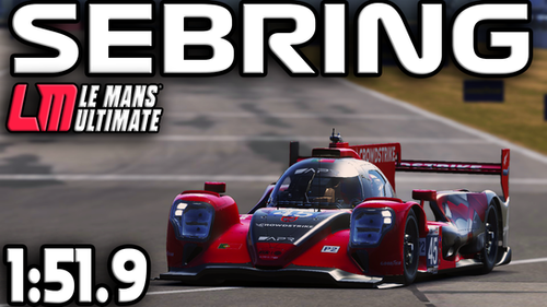 LE MANS ULTIMATE | SEBRING | LMP2 ORECA07 | Q & R | 1:51.9 | BP Tuning