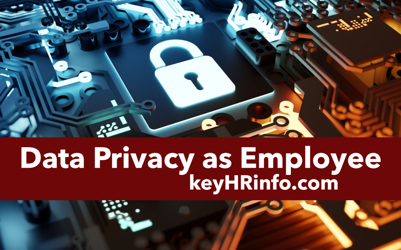 Rights to Data Privacy as an Employee