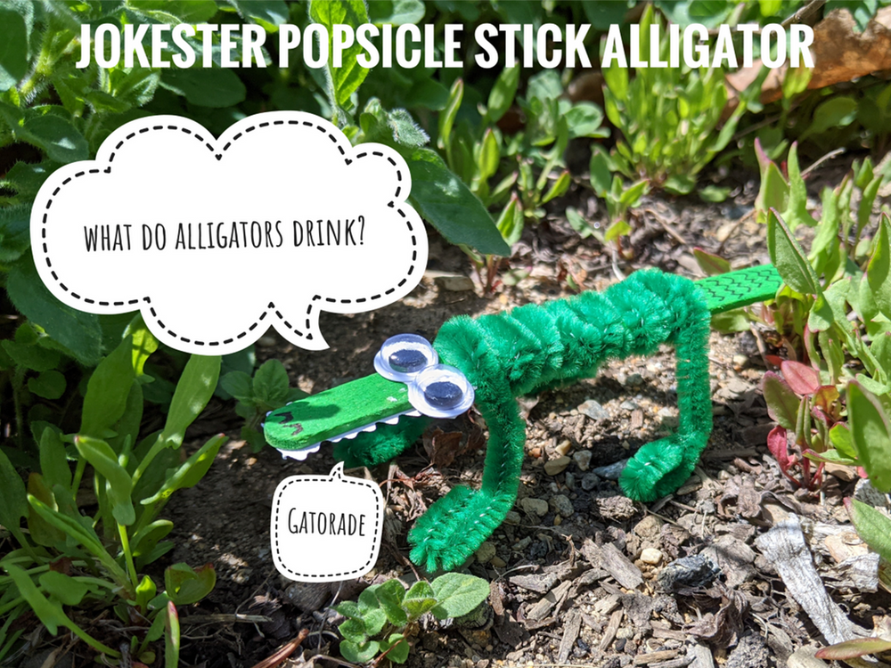 Craft Week 3: Popsicle Stick Alligator