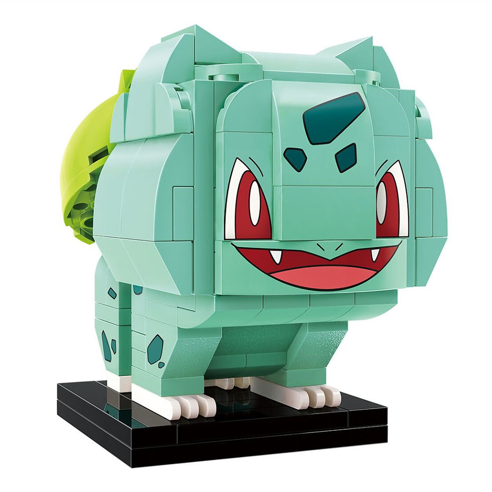 Bulbasaur Action Figure Building Set Mega Construx Pokemon Anime Figures
