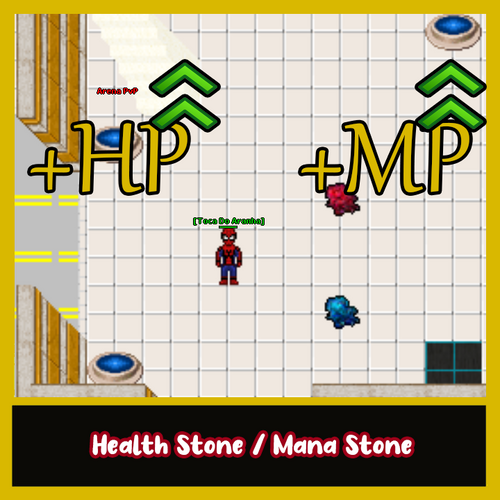 Health Stone & Mana Stone | Toca do Aranha
