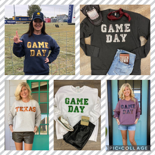 Game Day Sequin Sweatshirt | thebsboutique