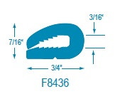 F8436 Flexible U Molding | integritymarinecorp
