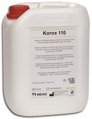 Korox - aluminium oxide blasting material