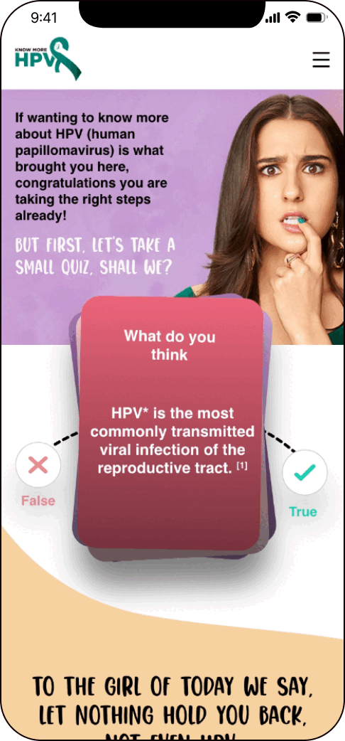 Microsite for MSD-India | Tanvi's Portfolio