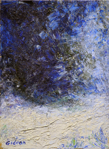 Gideon | Snow Scene Blue | VenviArtGallery