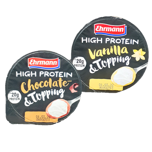 Ehrmann High Protein Pudding + Topping | Supermarkt Express