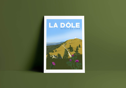 Affiche - La Dole - Mont-Jura | MaHe Graphisme