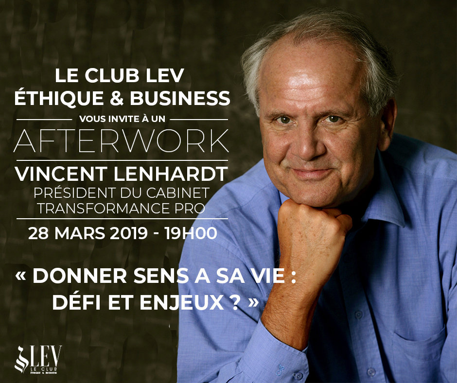 Afterwork avec Vincent Lenhardt