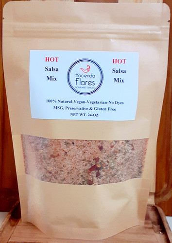 Hot Salsa Mix-24 OZ Family Size | HaciendaFloresSpices