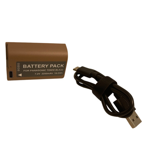 DMWBLK22UB - DMWBLK22 Battery with USBC Charging Port | bescor Copy