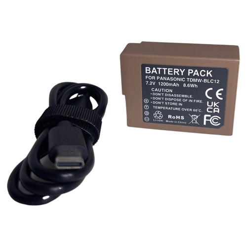 DMWBLC12UB - DMWBLC12 Battery with USBC Charging Port | bescor Copy