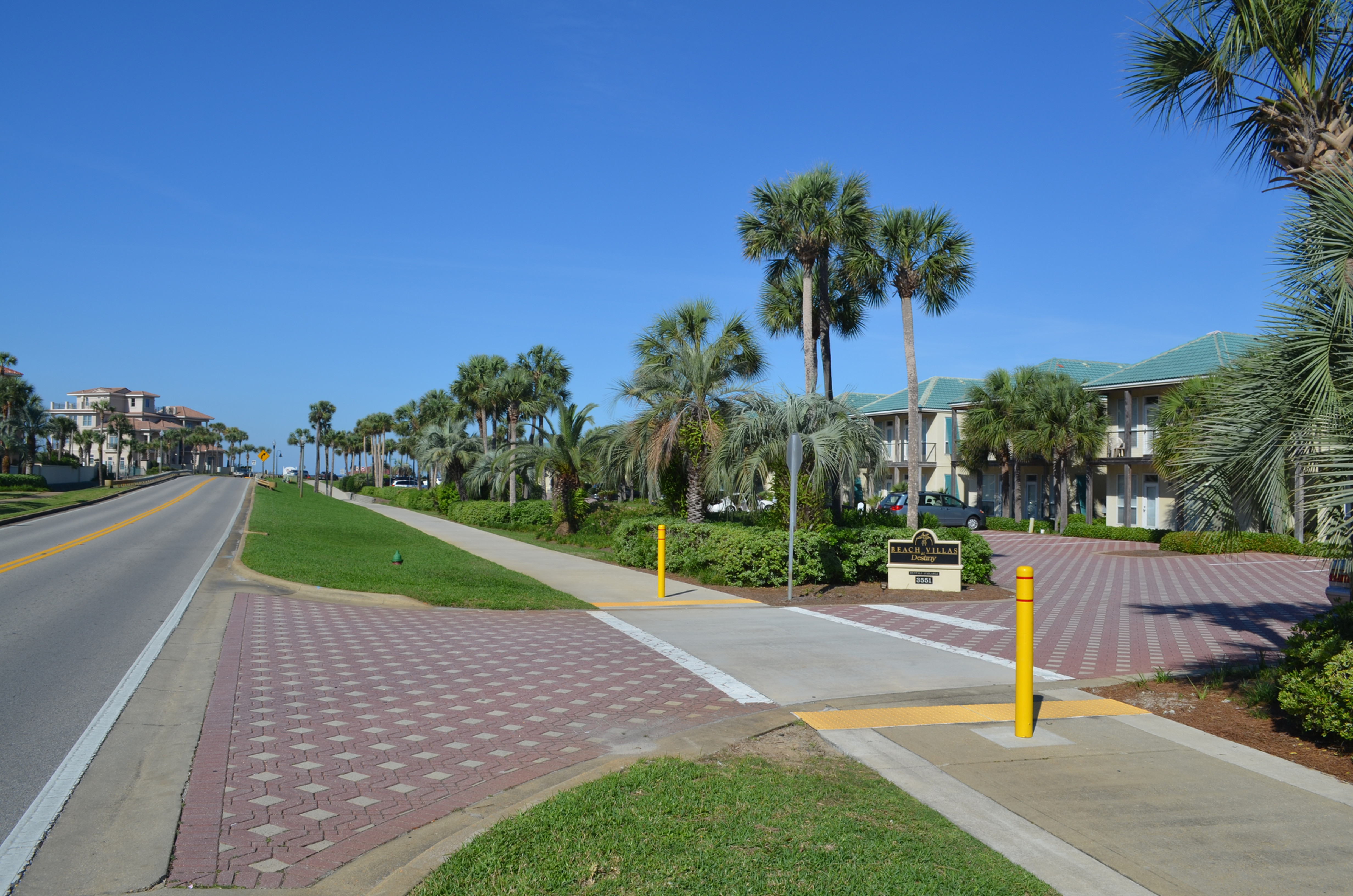 Destiny Neighborhood and East entrance into the Destiny Beach Villas ...